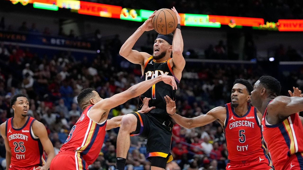 Devin Booker scores 52 points to lift the Suns over the Pelicans 124-111 - Newsday