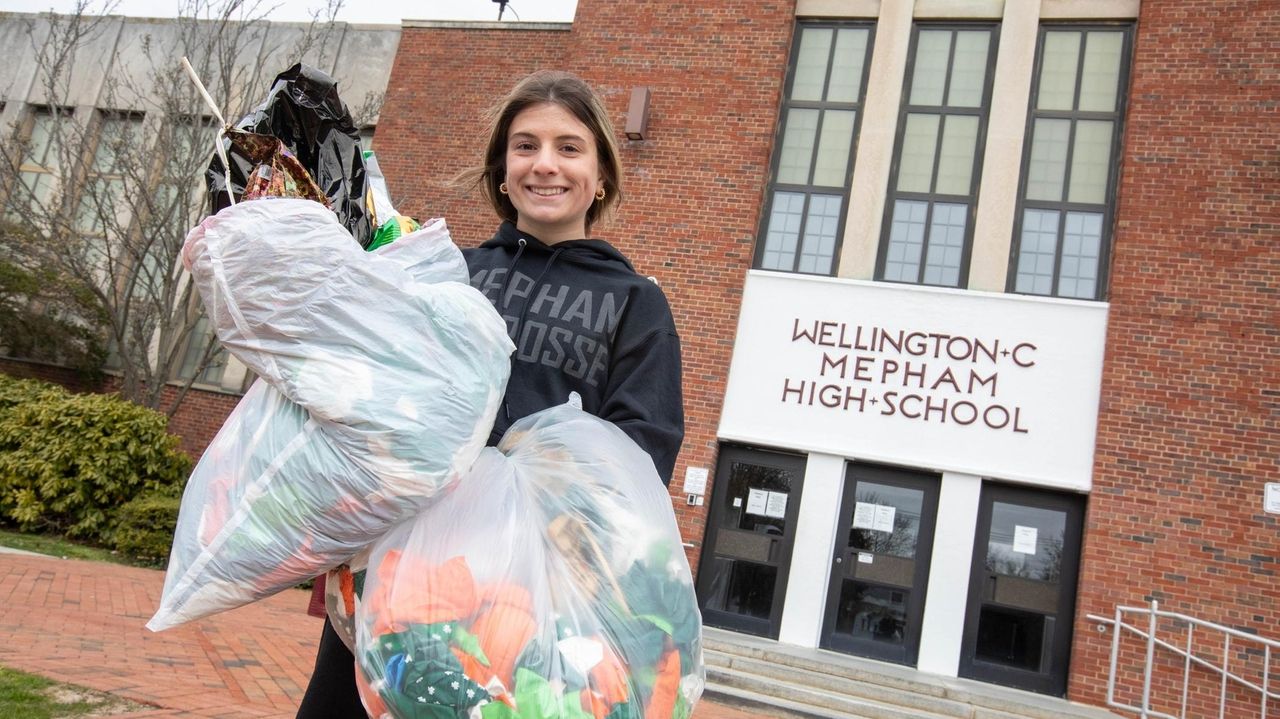 Hometown Hero: Ashley Felsberg of Bellmore collected 3,000 balloons to ...