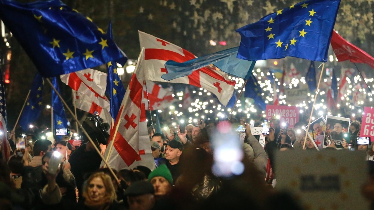 Georgia marks a year of protests since EU talks stalled and crackdown ...