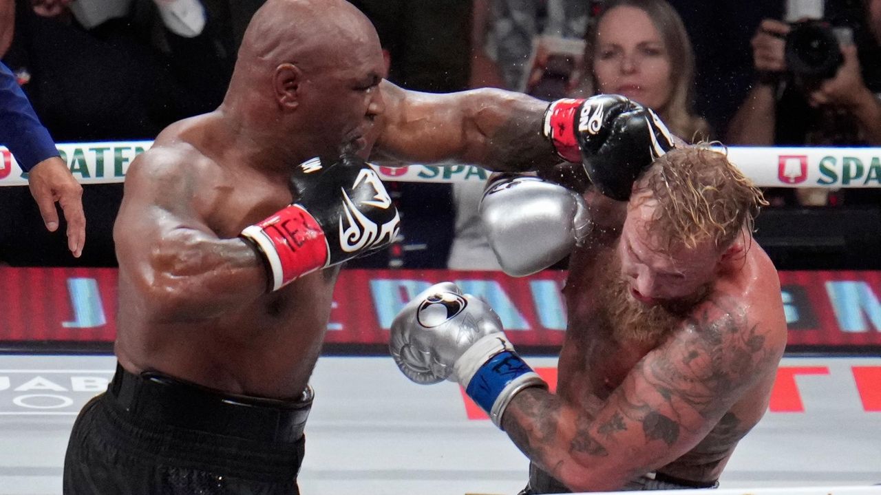 Jake Paul beats 58-year-old Mike Tyson as the hits don't match the hype ...