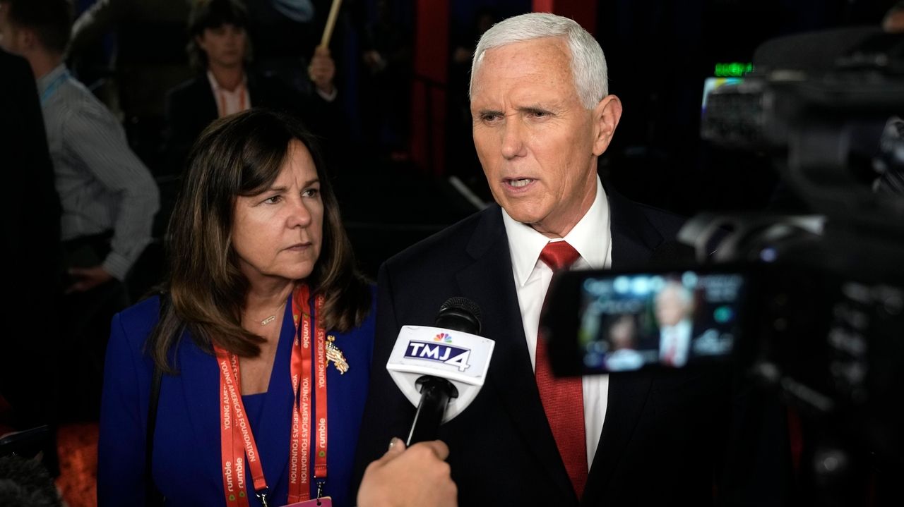 Pence says 'elections are about choices' after combative first debate ...