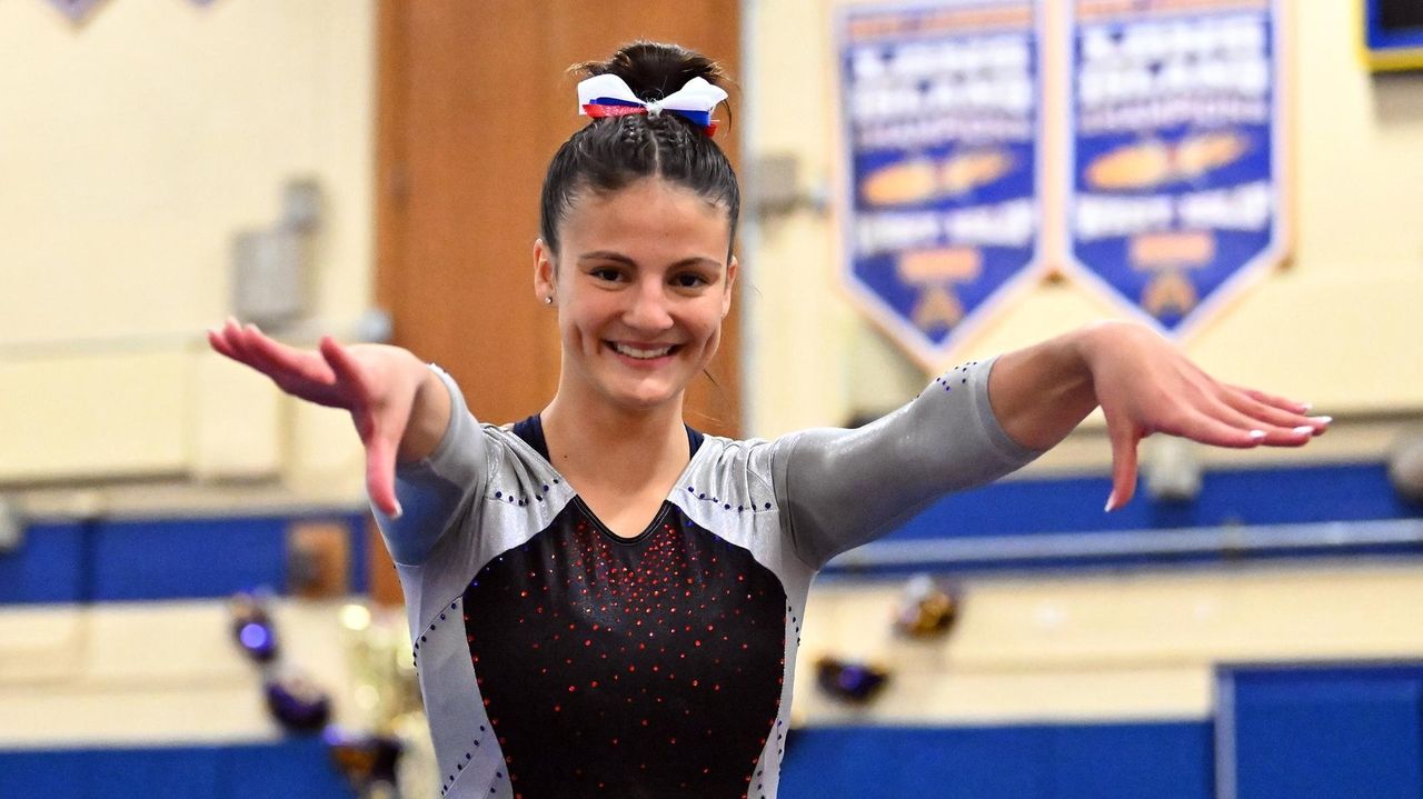 Middle Country's Hannah Hughes wins third straight Suffolk all-around ...