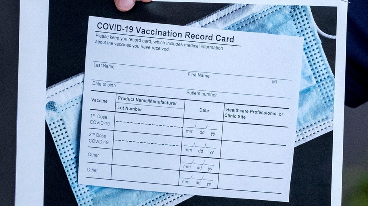 Fake vax cards are a threat - Newsday