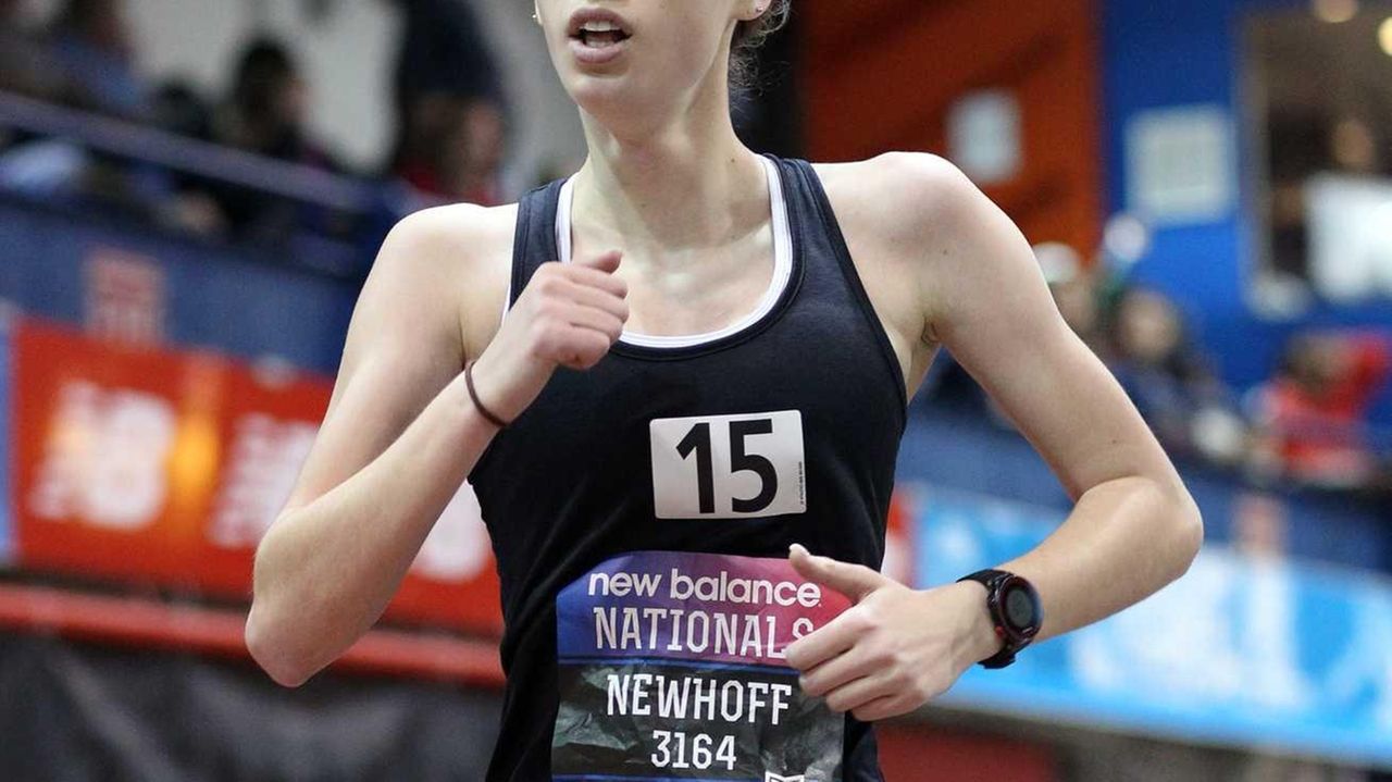 East Islip's Katharine Newhoff is second in race walk - Newsday