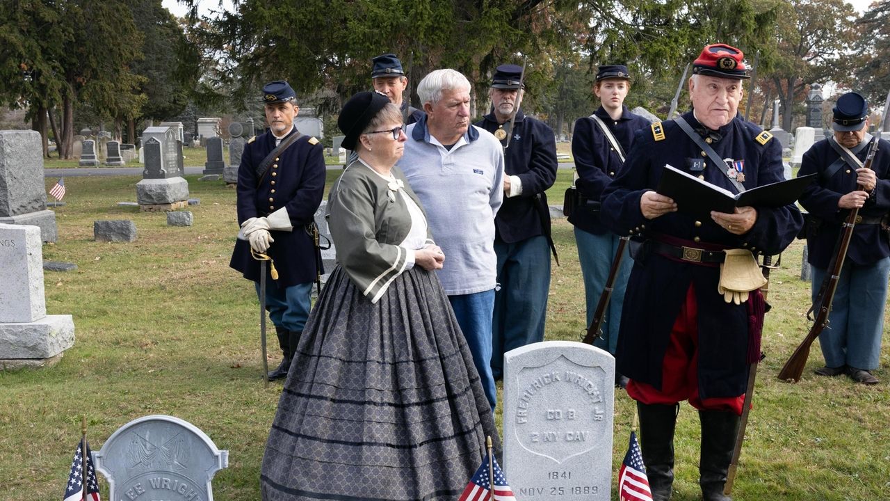 New headstone spurs gravesite tribute to early son of Islip - Newsday