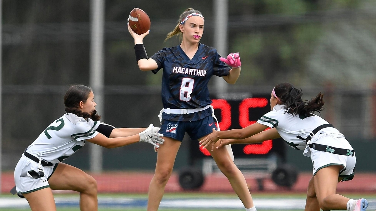 MacArthur flag football falls in state semifinals - Newsday