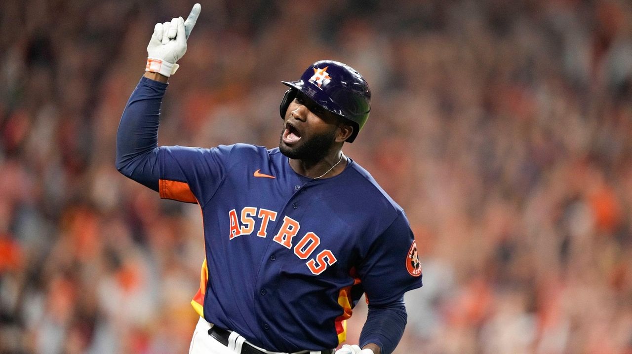 World Series: Yordan Alvarez's long three-run homer helps give Astros ...