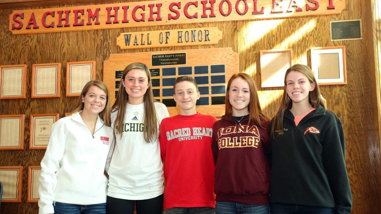 Sachem East athletes sign letters of intent - Newsday