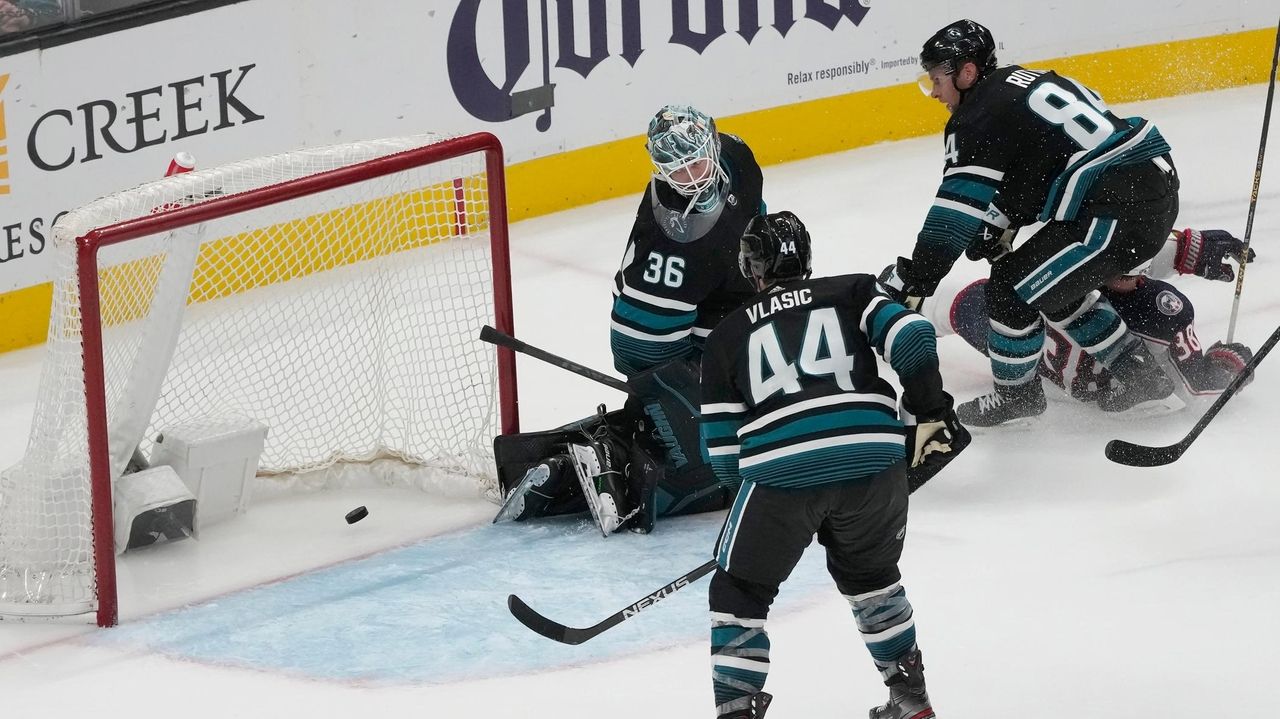 Boone Jenner scores with 12.9 seconds left as Blue Jackets beat Sharks ...