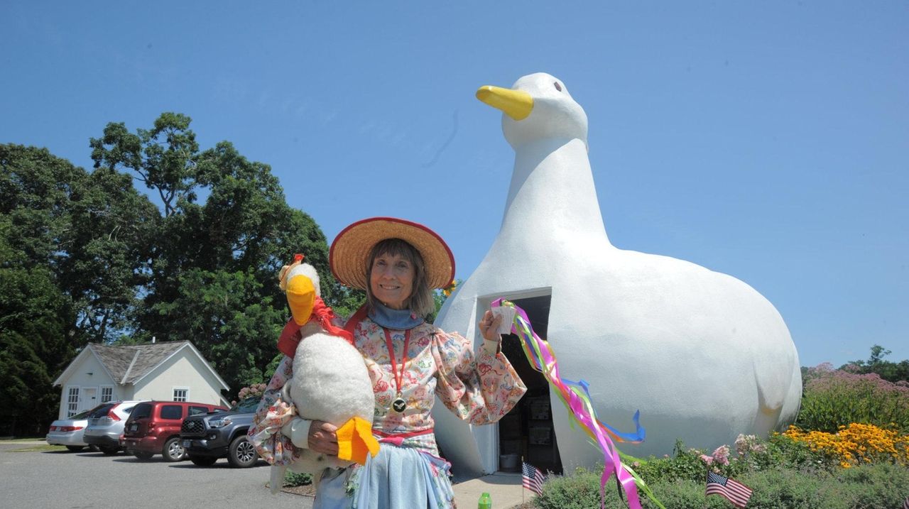 The Big Duck turns 90, and out east, that's something to quack about ...