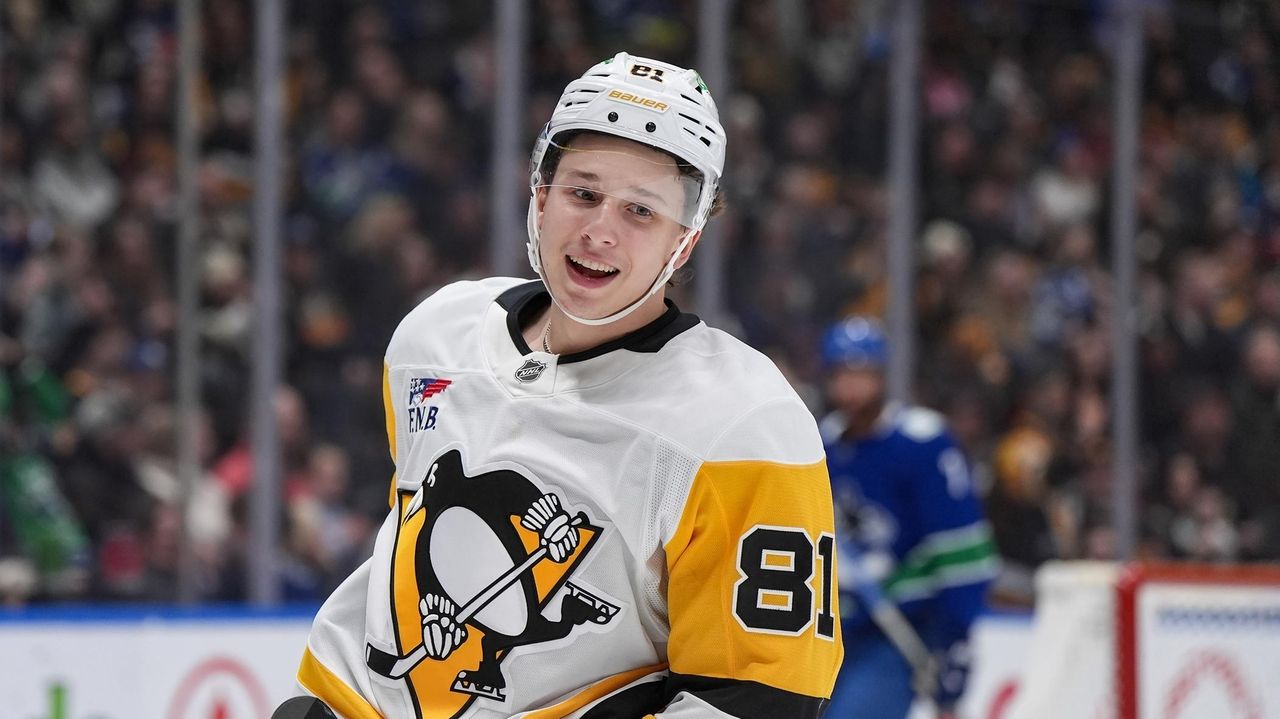 Rookie Ben Kindel scores twice, leads Penguins to a 3-2 win over the ...