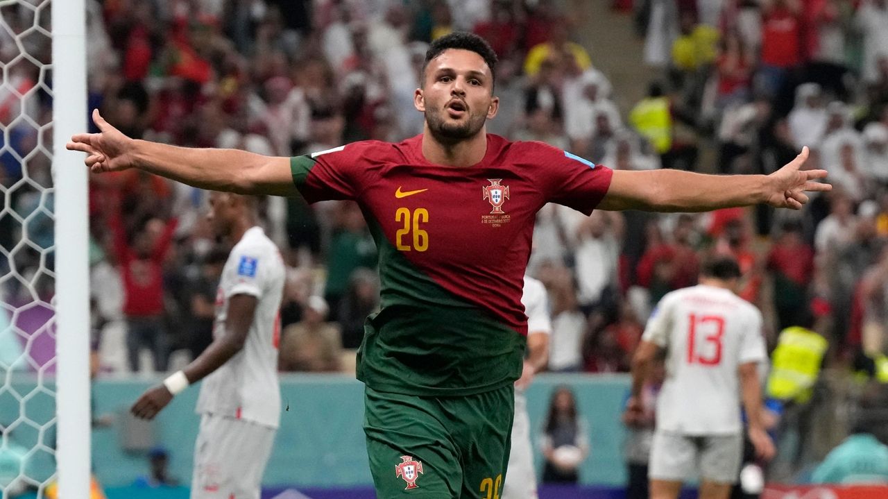 Ronaldo benched, Portugal beats Switzerland 6-1 at World Cup - Newsday