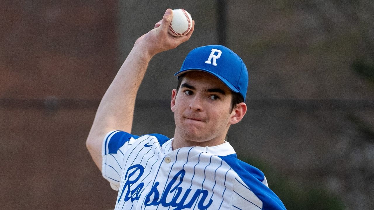 Newsday Athlete of the Week is Roslyn baseball's Lucas Weisser - Newsday