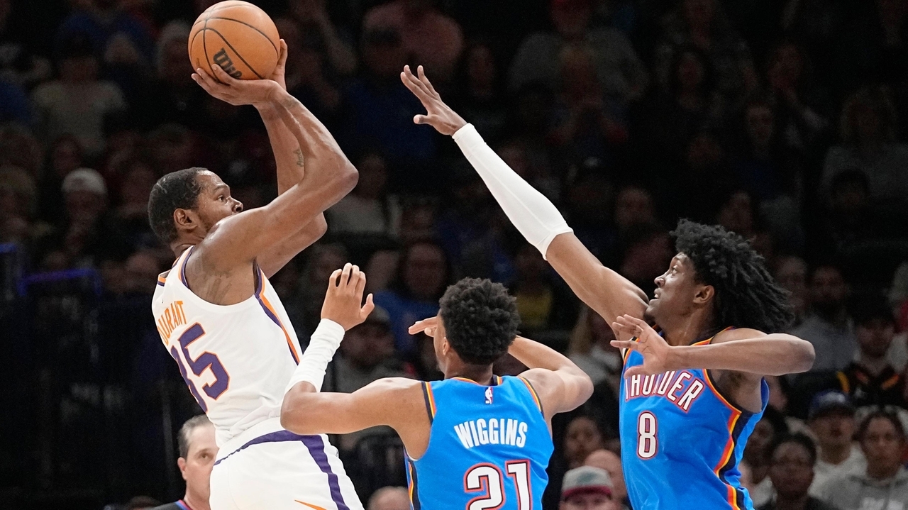 Kevin Durant scores 35 points, Suns roll past Thunder - Newsday