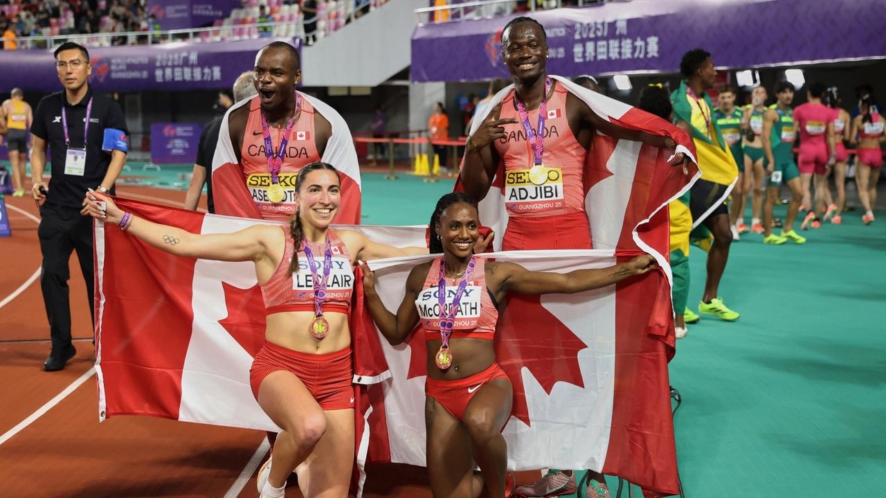 Canada wins first World Relays mixed 4x100-meter title from Jamaica and ...
