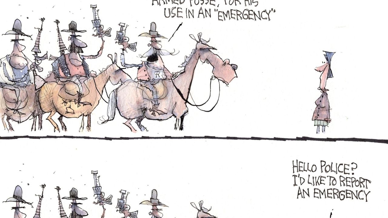 Matt Davies' January cartoons - Newsday