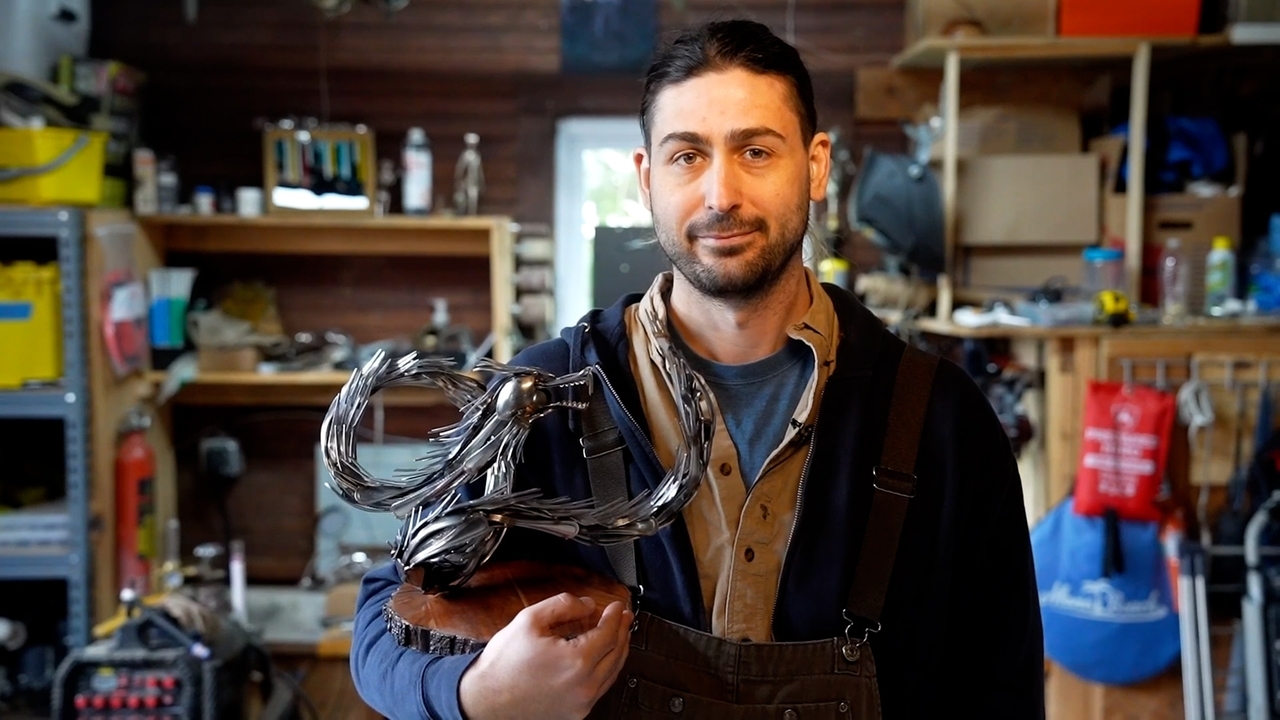He found himself through his art after battling depression - Newsday