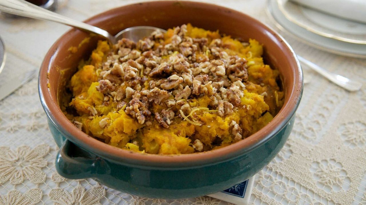 Thanksgiving recipe: Smashed squash and sweet potato with candied ...