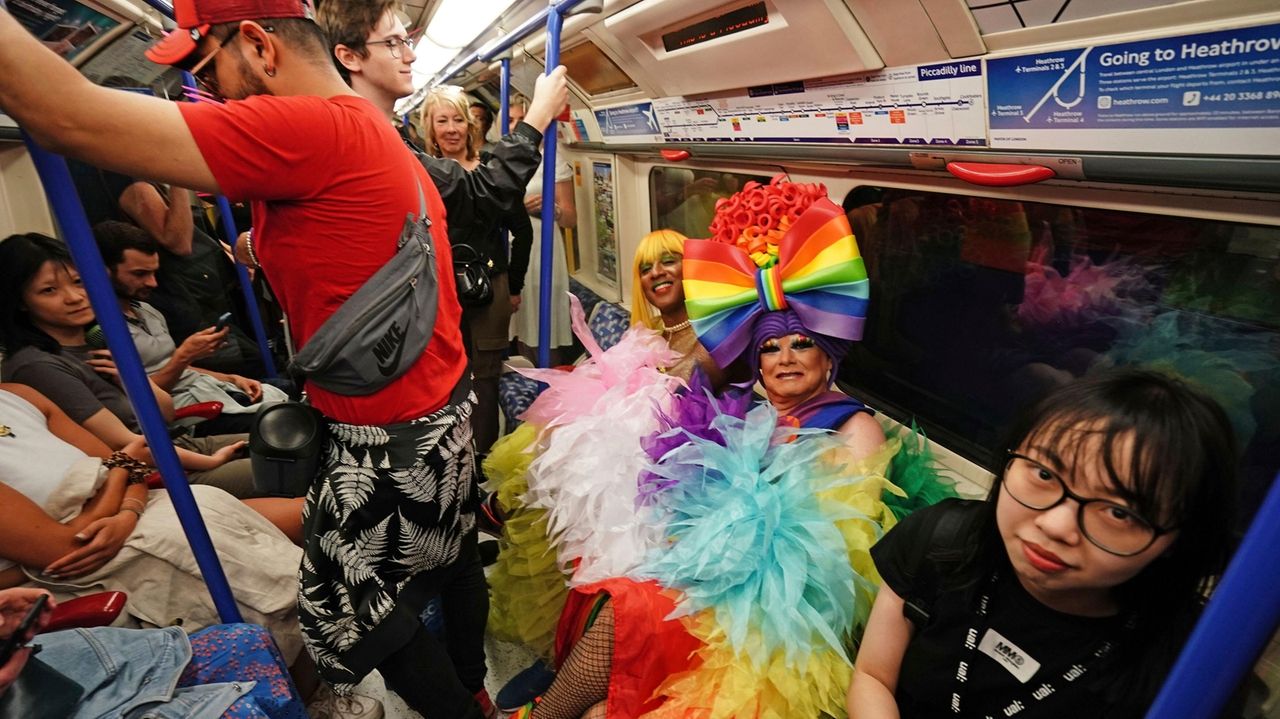 Climate activists disrupt London Pride march to protest corporate ...
