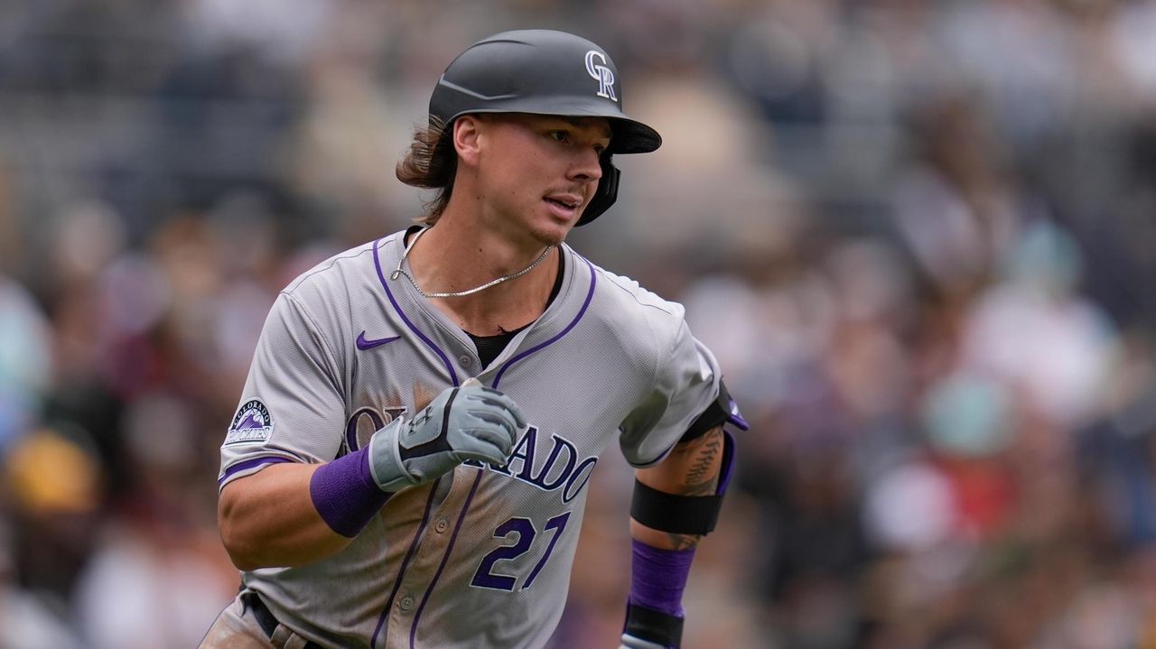 Rockies rookie outfielder Jordan Beck breaks his left hand in loss to ...
