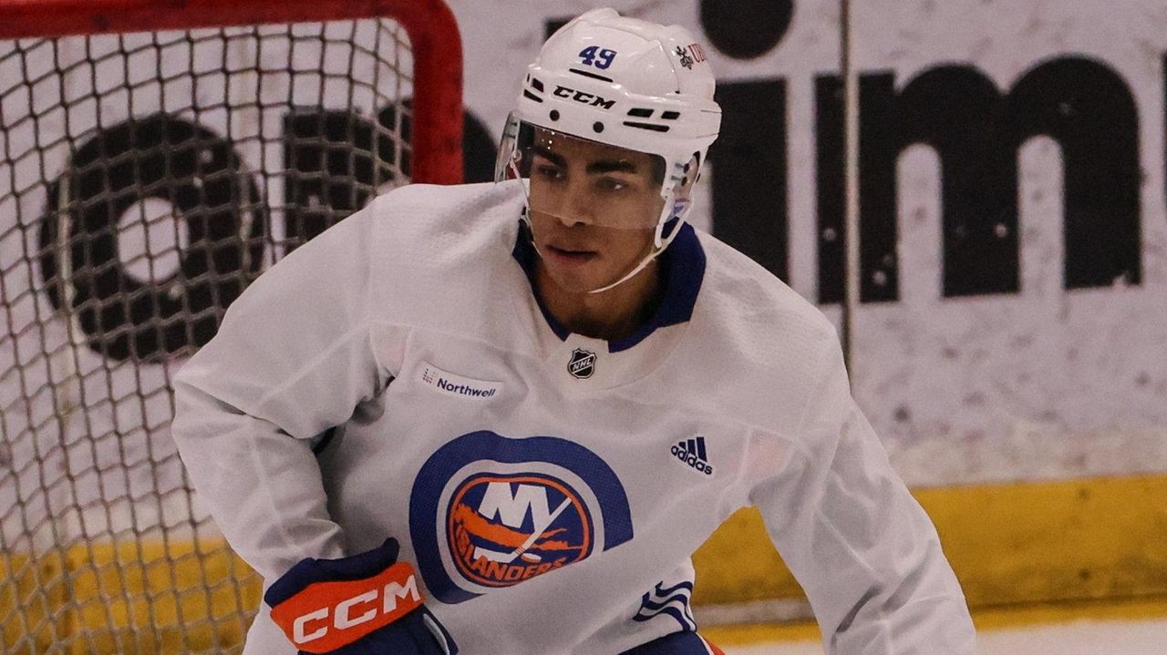 Islanders defenseman Isaiah George is having an impressive training ...