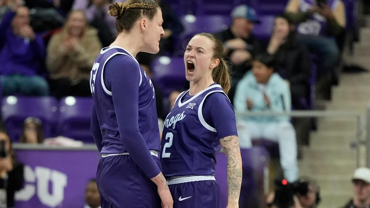 No. 9 TCU women end a 35-year losing streak against No. 25 Baylor with ...