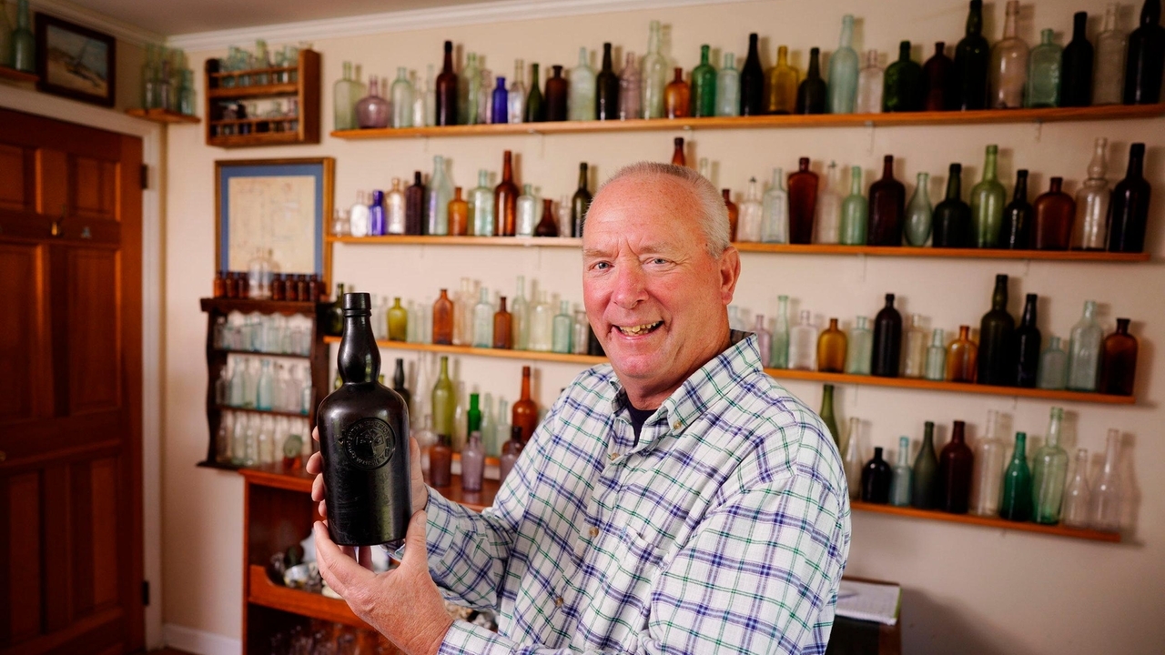 Preserving 'a little bit of history.' LI man's antique bottle ...