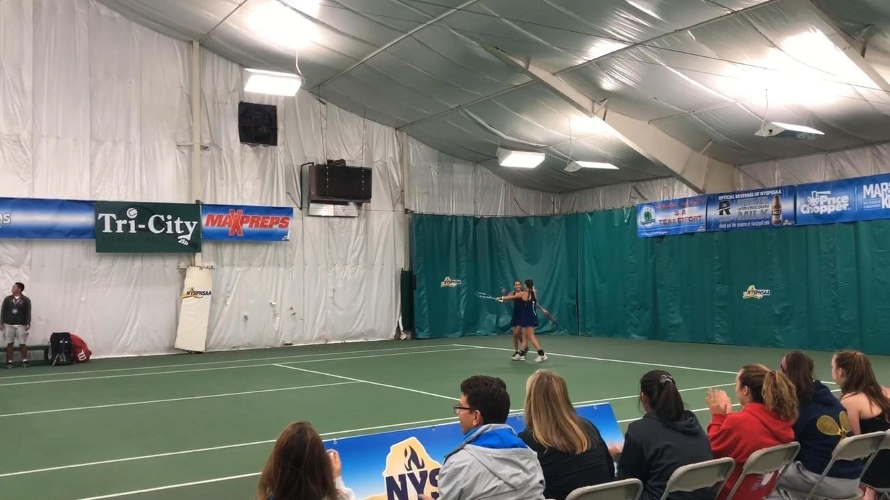 Rachel Arbitman and Nyla Gershfeld win tennis state doubles title - Newsday