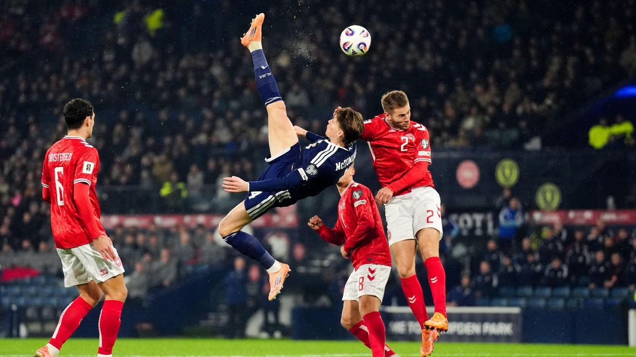 Scott McTominay scores bicycle kick goal for Scotland in key World Cup ...