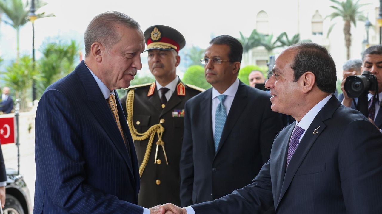 Leader of Turkey and Egypt unite in efforts to stop Israel's looming ...