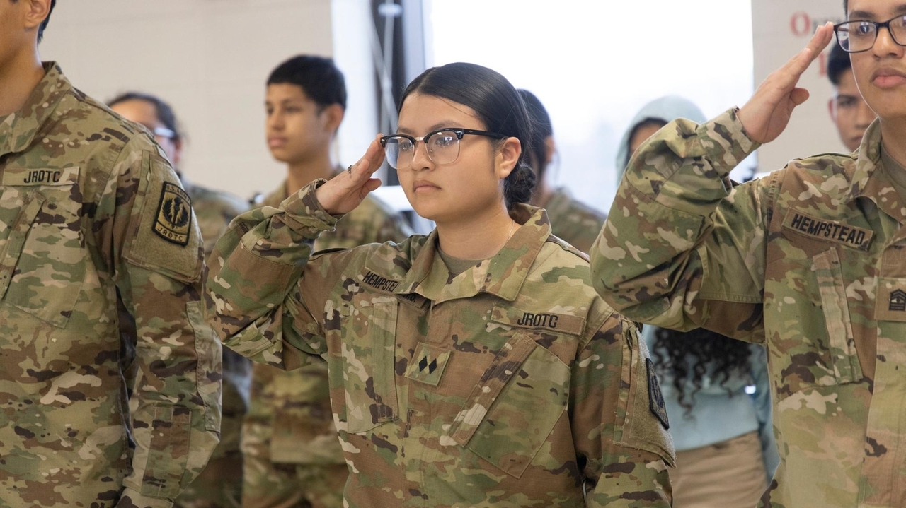 At some JROTC programs on Long Island, females are in the majority ...