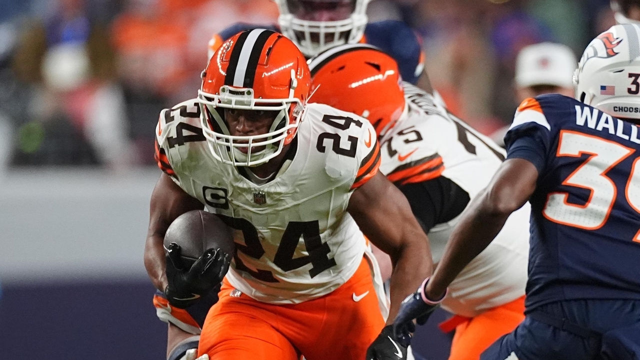 Browns RB Chubb makes full circle comeback, returns to Pittsburgh for ...