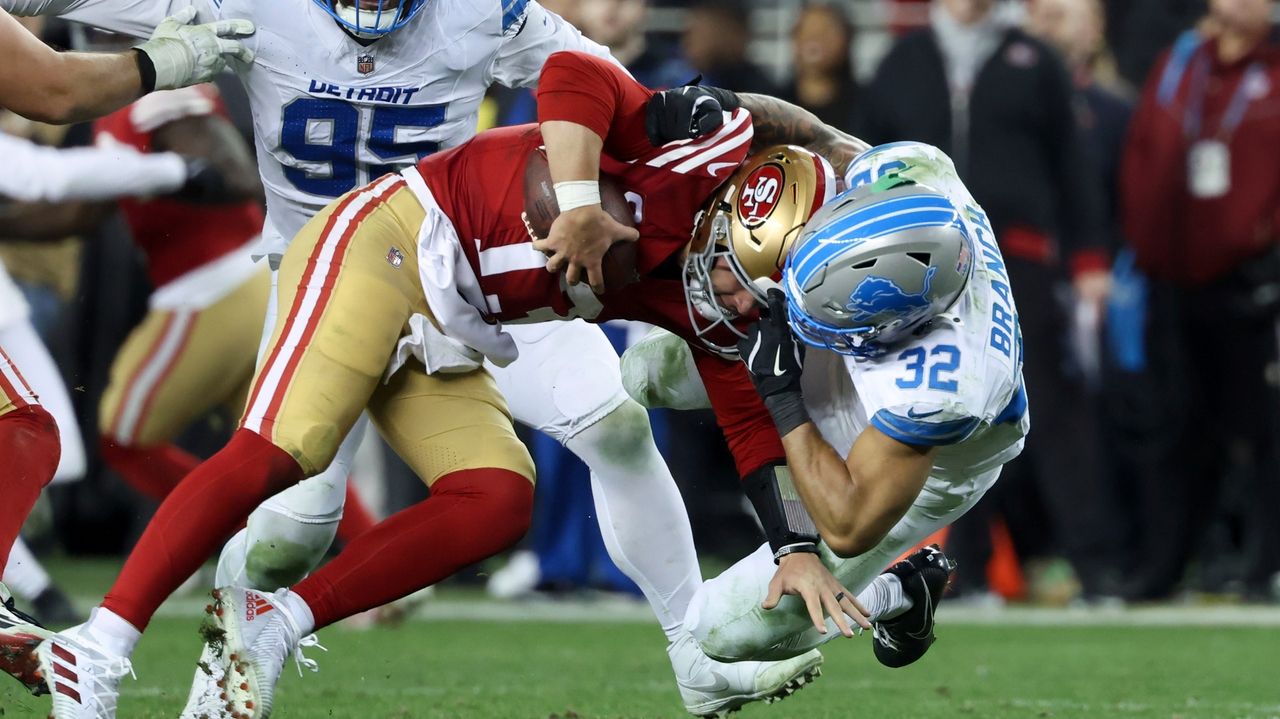 Brock Purdy's elbow was 'on fire' after hit but he says his surgically ...