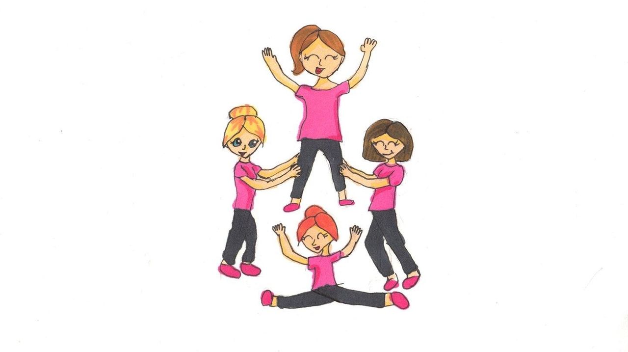 On kickline team, hard work leads to friendship and fun - Newsday