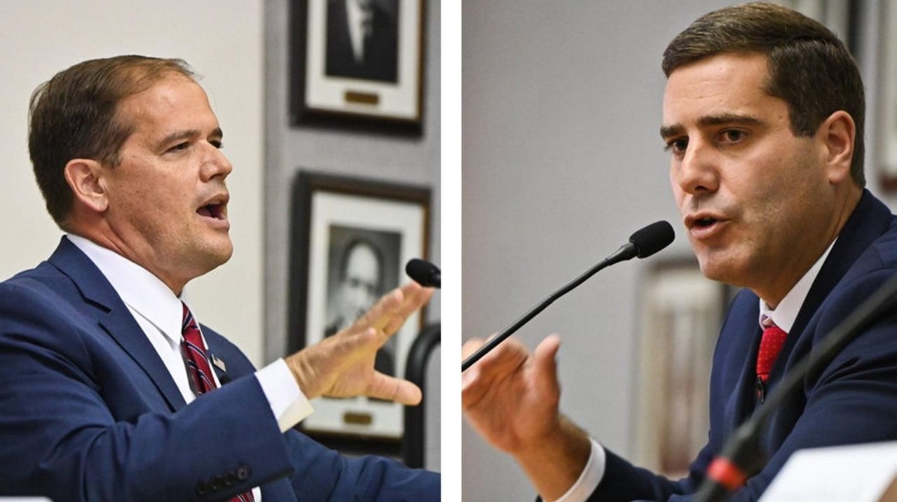 Democrat Tim Sini, Republican Ray Tierney battle over who's toughest on ...