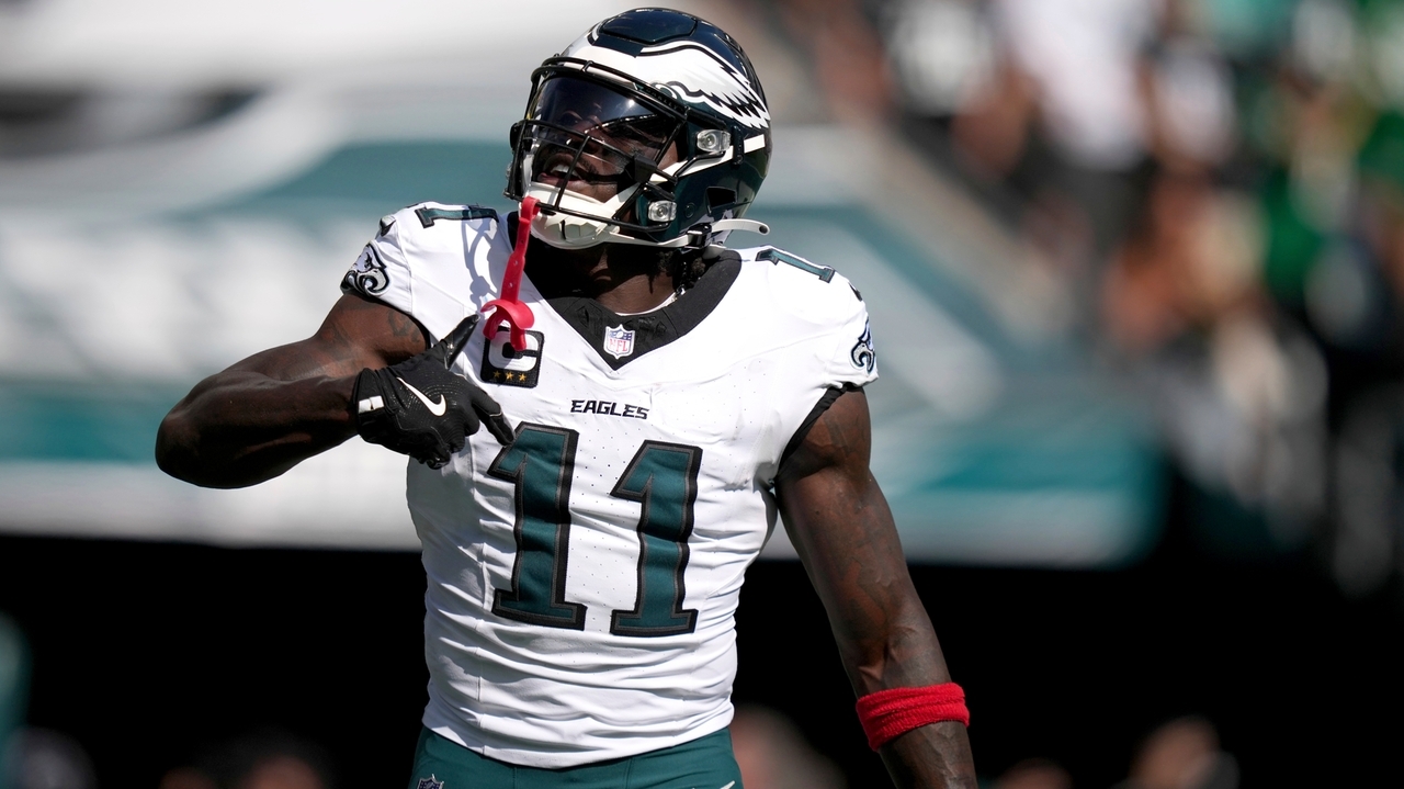 A.J. Brown among Eagles with declined production even as the champs ...