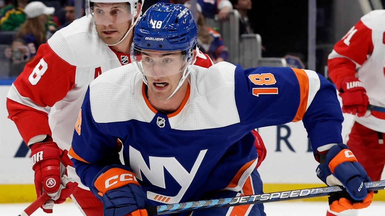Pierre Engvall is still in transition after trade to Islanders - Newsday