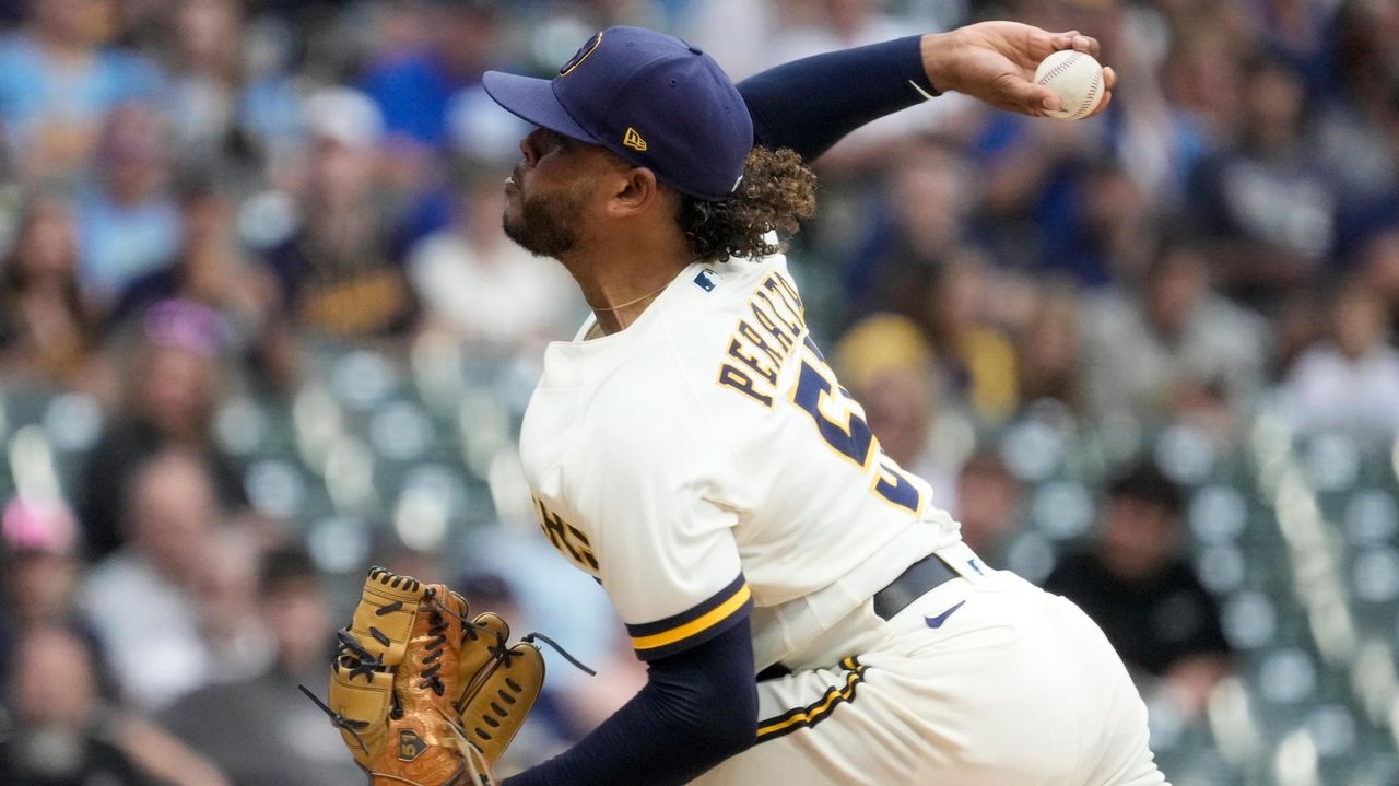 Freddy Peralta strikes out 13, allows only 1 hit as Brewers trounce ...