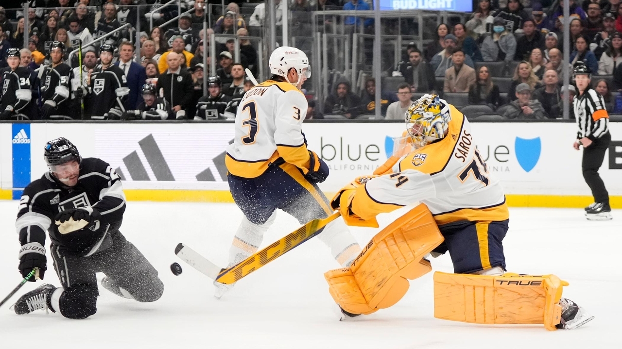 O'Reilly, Predators grind out 2-1 win to hand reeling Kings 10th loss ...