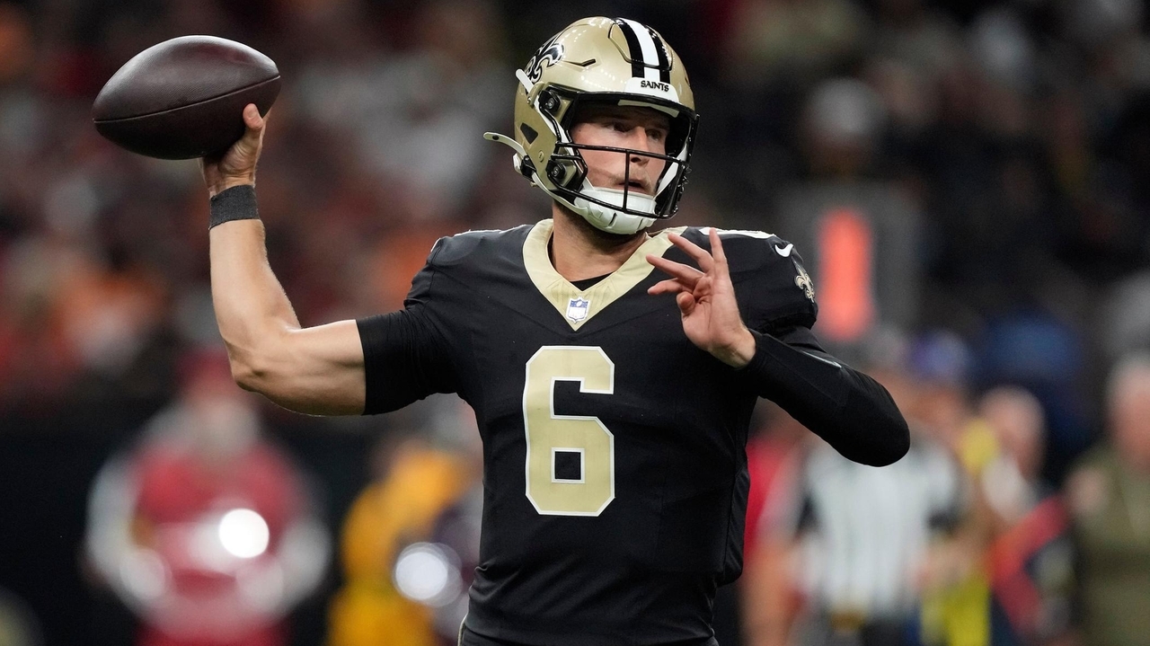 Saints giving rookie QB Tyler Shough his 1st NFL start against the Los ...