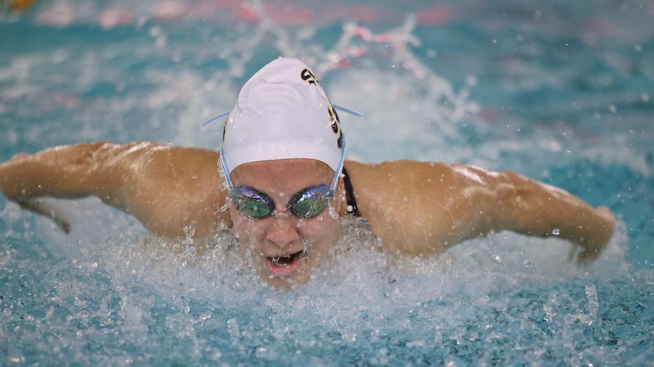 Shoreham-Wading River's Emily Herr eyes swimming state title in senior ...