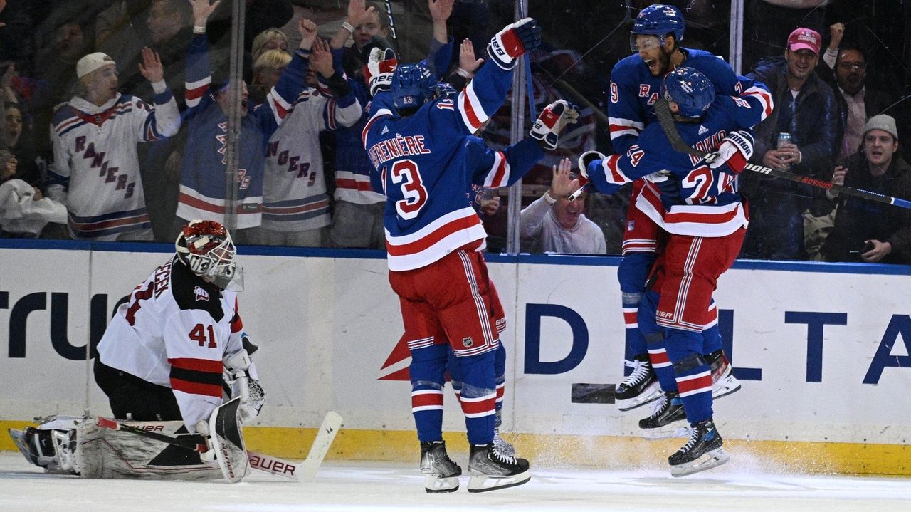 After beating Devils, Rangers get the feeling puck luck is on their ...