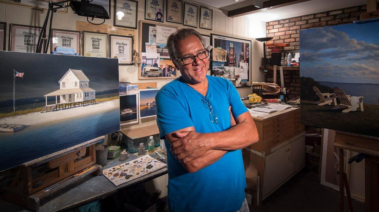 Artist Daniel Pollera paints the tranquil world of coastal LI - Newsday
