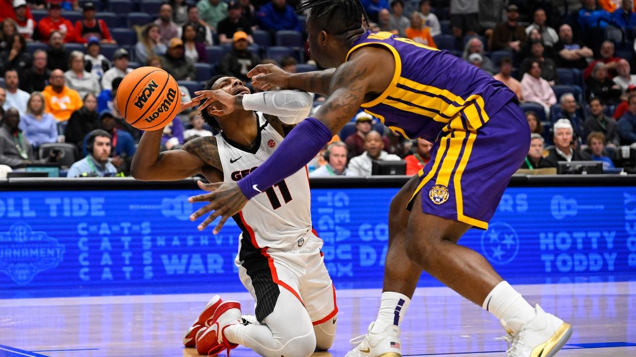 LSU defeats Georgia 72-67 in opening round of SEC Tournament - Newsday