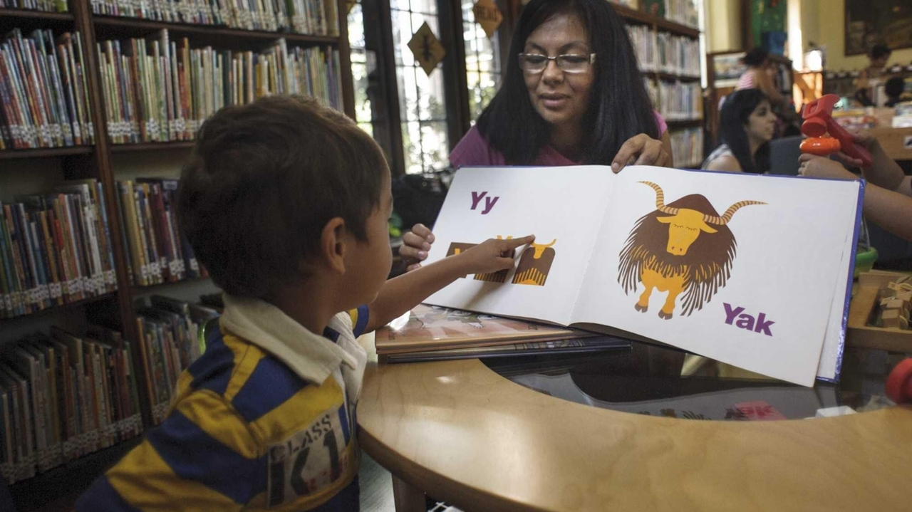 Westbury library teams with group for school readiness - Newsday