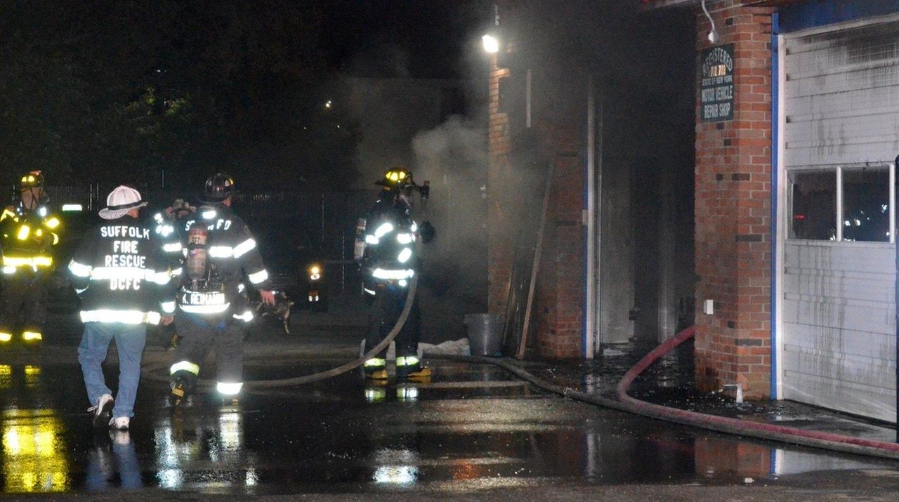 Selden auto body shop fire being investigated, police say - Newsday