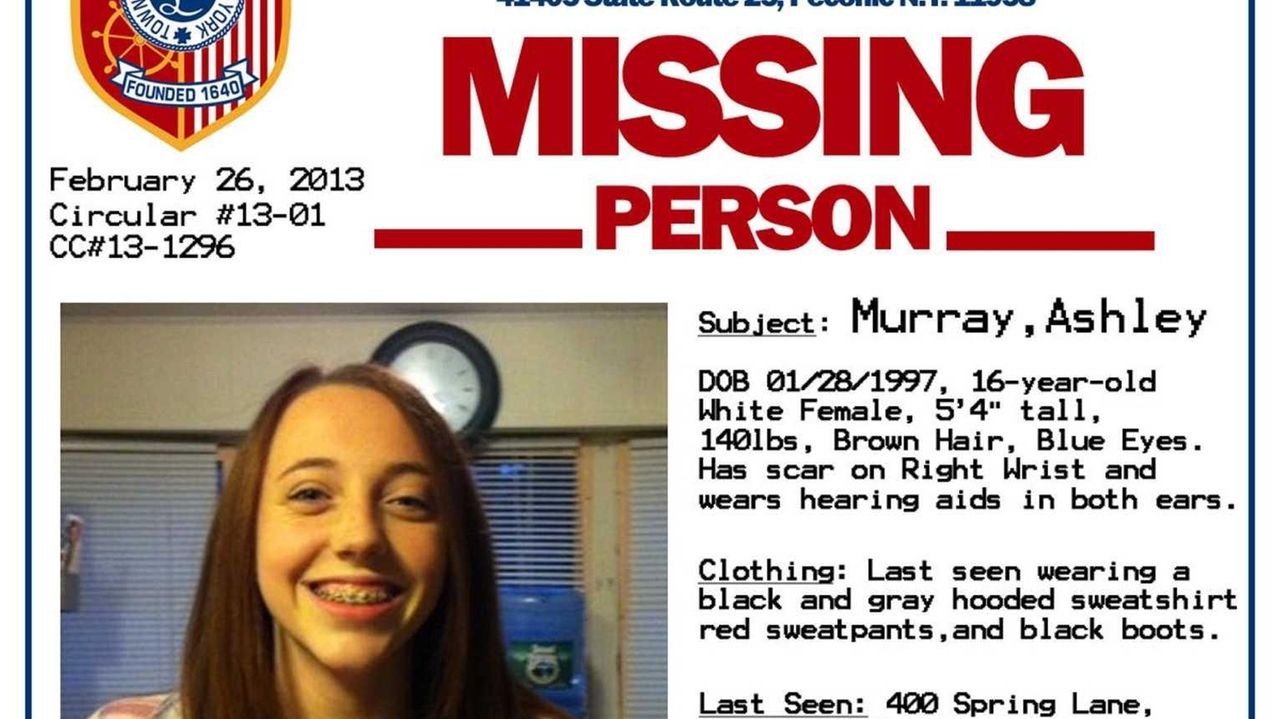 Police: 'Missing' Peconic teen Ashley Murray returns - Newsday