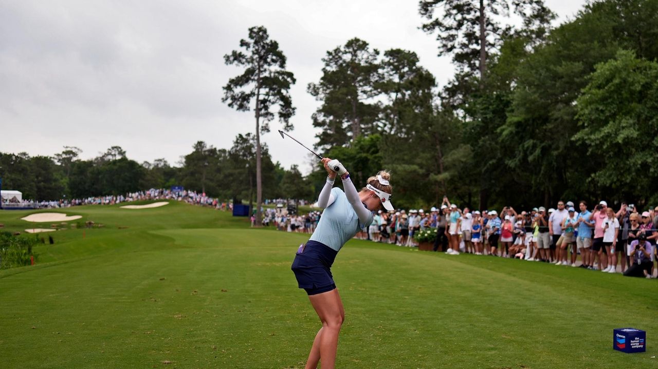 Nelly Korda 1 shot back through 36 holes at Chevron Championship as she ...