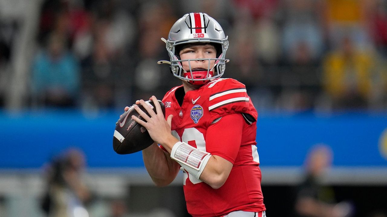 Look at all those quarterbacks! Ohio St has a surplus of signal-callers ...