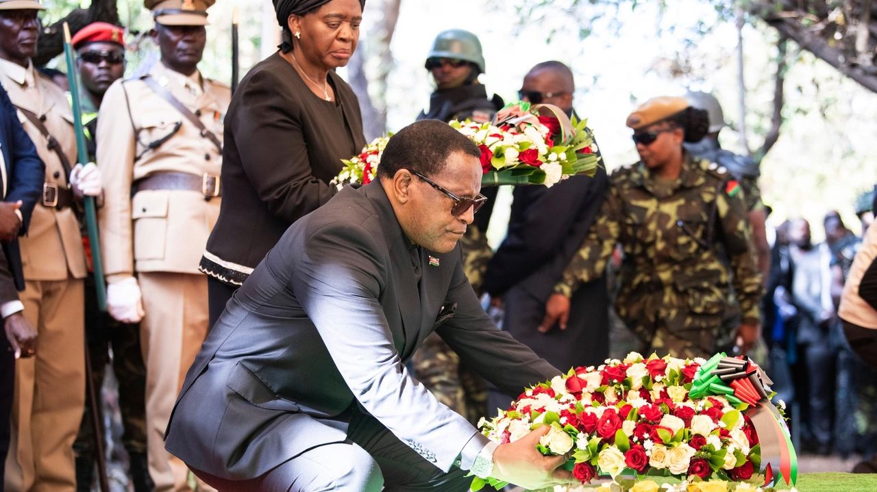 Malawi's vice president laid to rest as president calls for an ...